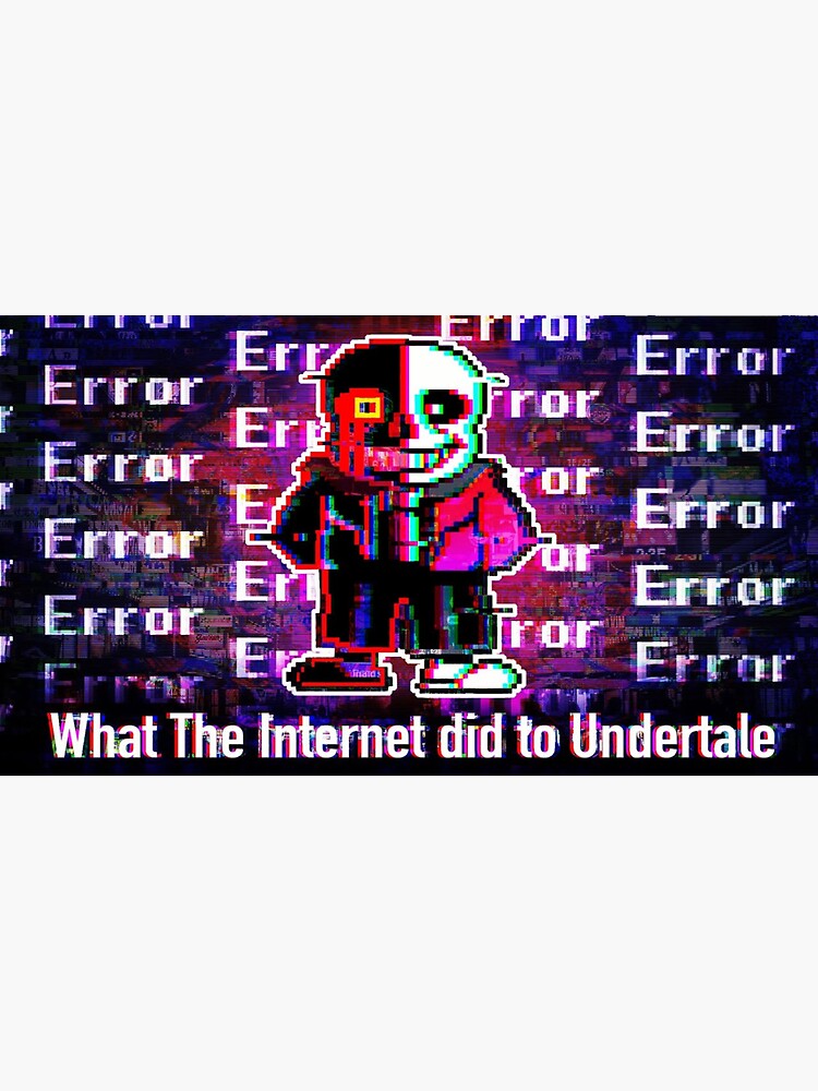 "Undertale Error Art " Sticker by Alfi-Red | Redbubble
