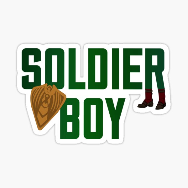 "Soldier Boy Logo" Sticker for Sale by gunpowdersdust | Redbubble