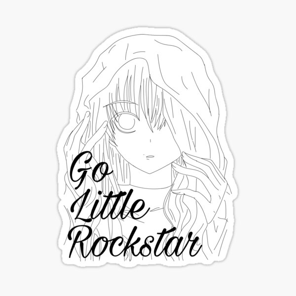 "Go little Rockstar " Sticker for Sale by Raidvin | Redbubble