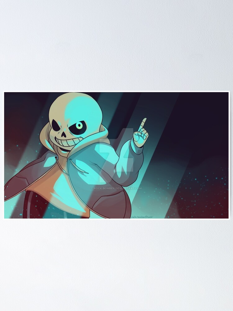 "Undertale Sans " Poster by Alfi-Red | Redbubble
