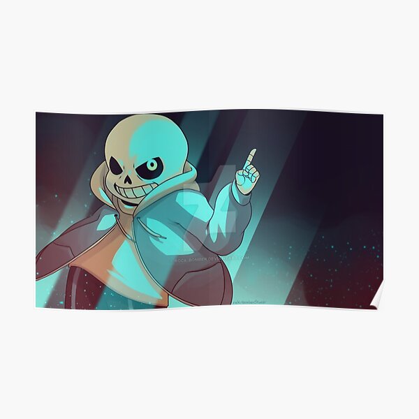 "Undertale Sans " Poster by Alfi-Red | Redbubble