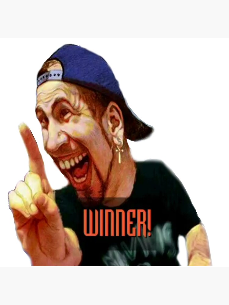 "Winner Funny Design - Road Rash Character - White edition" Poster for ...