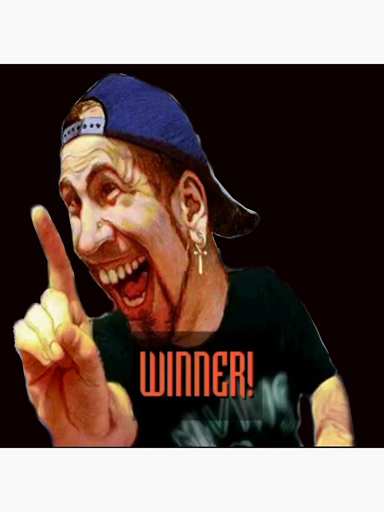 "Winner Funny Design - Road Rash Character - Black edition" Poster by ...