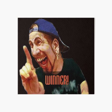 "Winner Funny Design - Road Rash Character - Black edition" Art Board ...