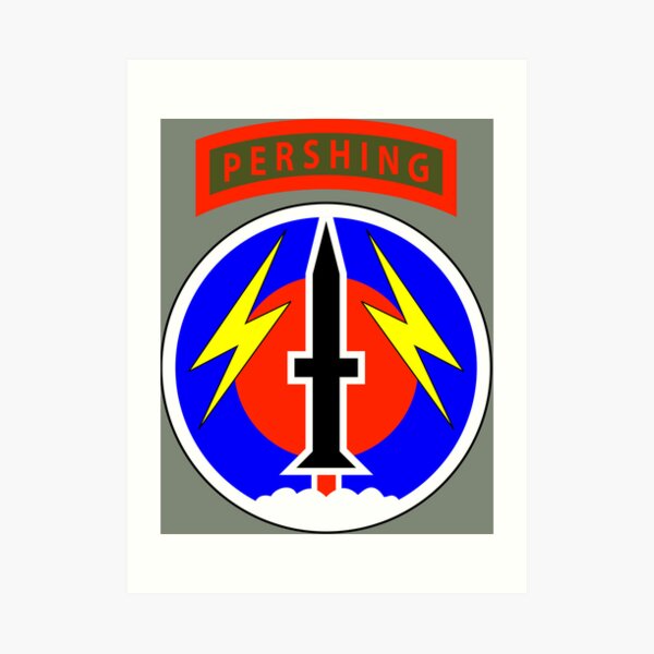 "56th Field Artillery Command "Pershing" - US Army" Art Print by ...