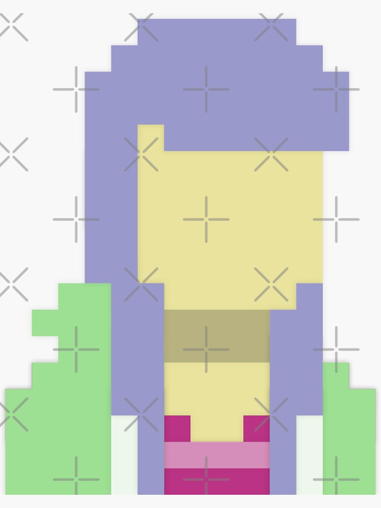 "8-bit Profile Picture V2" Sticker for Sale by AGShirts | Redbubble