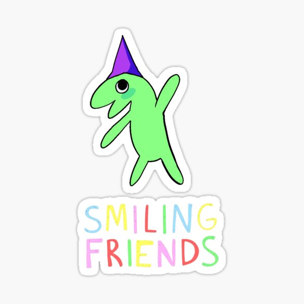 "smiling friends gleb jumper " Sticker for Sale by harold fredericks ...