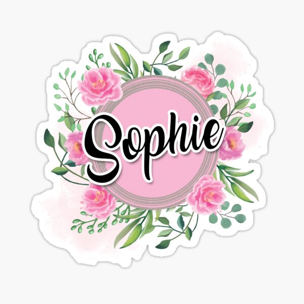 "Sophie" Sticker by badinboow | Redbubble