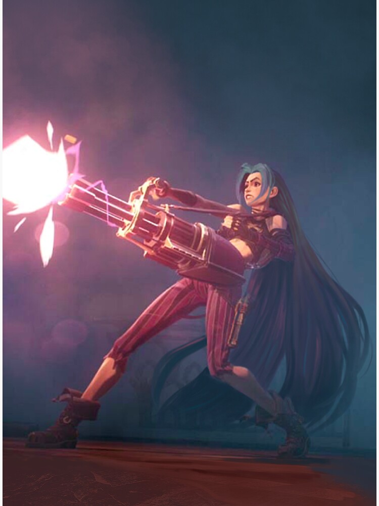 "Long Hair Jinx" Sticker by KameyEleon | Redbubble