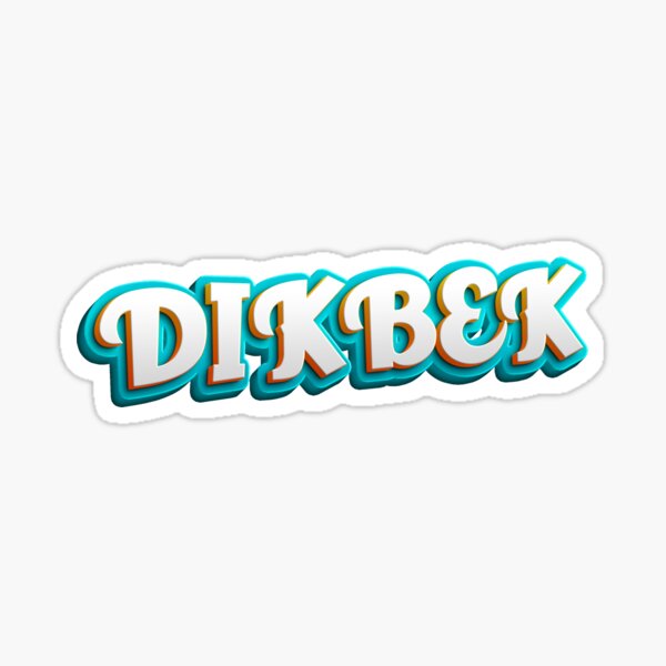 "Dikbek" Sticker for Sale by MarykeBotha | Redbubble