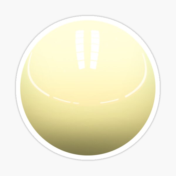 "Snooker Cue Ball" Sticker for Sale by Cue- | Redbubble