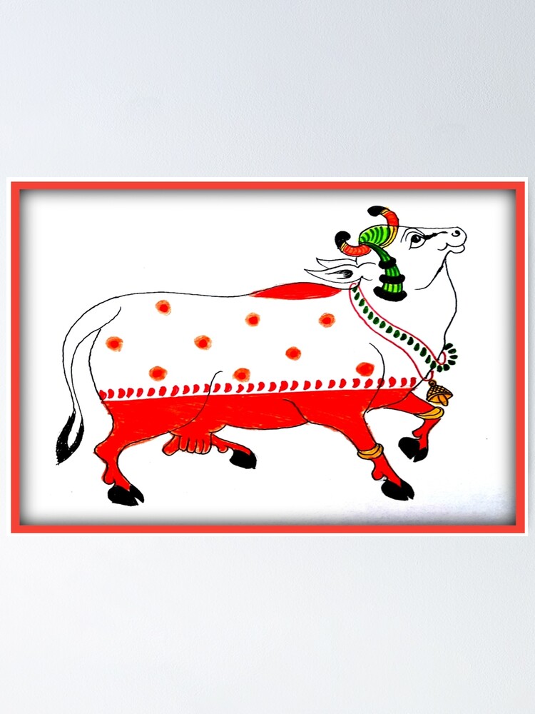 "Cow | Nandi" Poster for Sale by pradeep300 | Redbubble