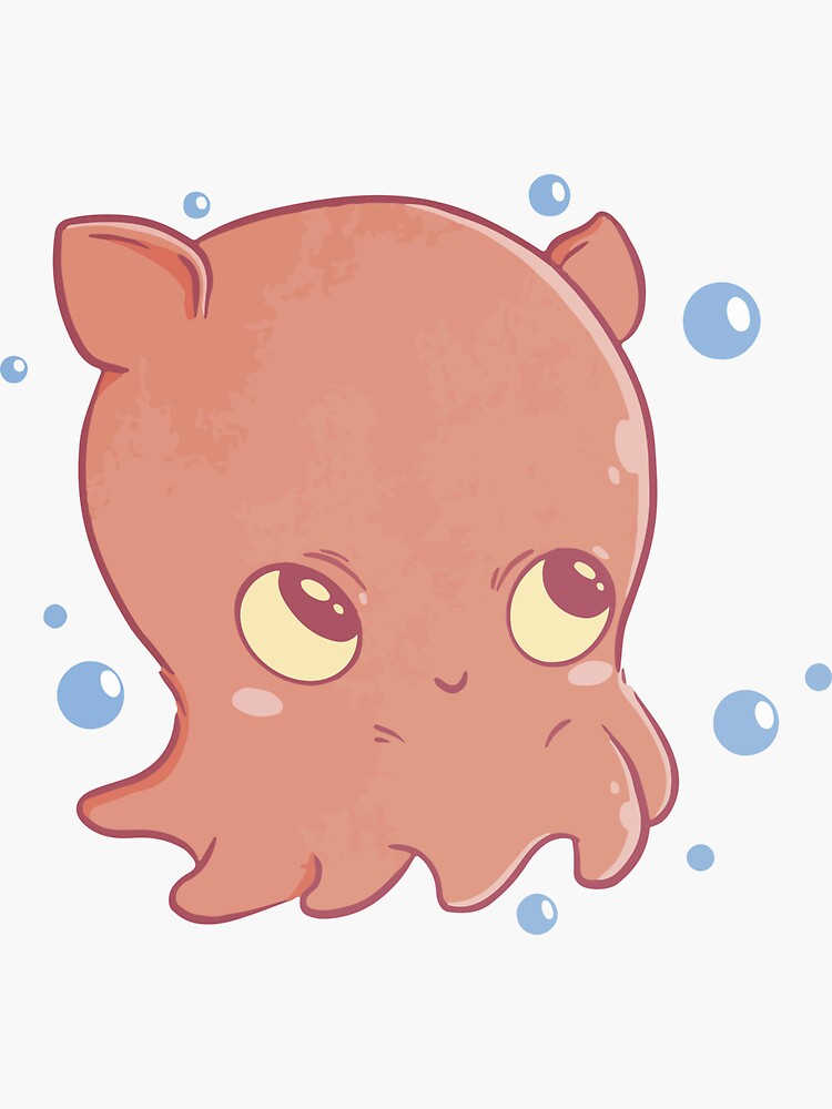 "dumbo octopus" Sticker for Sale by zaher97 | Redbubble