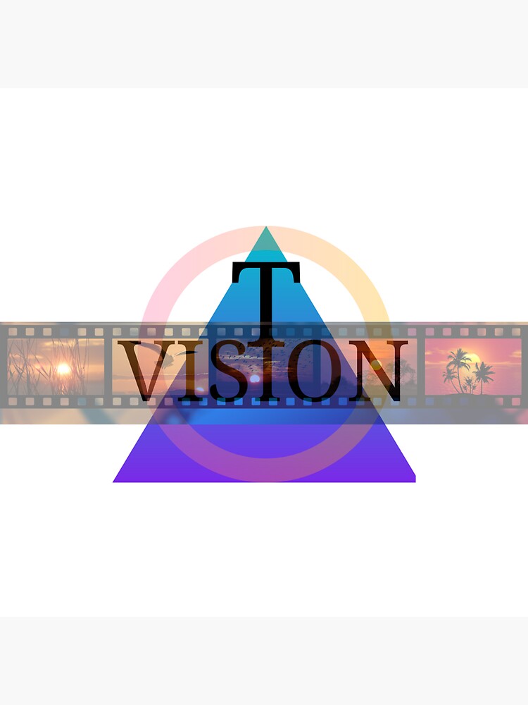 "TVISION" Sticker by eloyd2022 | Redbubble