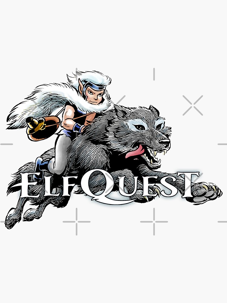 "ElfQuest: Skywise and Starjumper" Sticker for Sale by elfquest | Redbubble