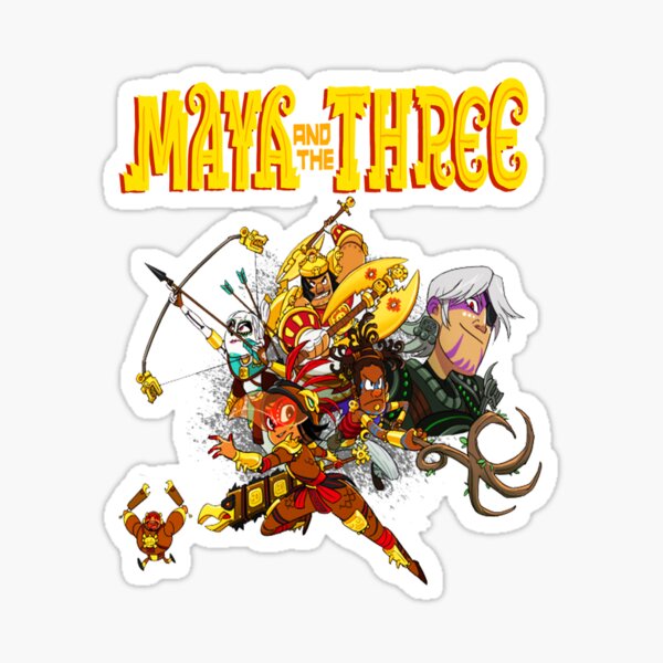 "Maya and the Three Funny Gift For Fans " Sticker for Sale by Moelkdi21 ...