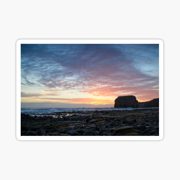 "Marsden Rock Sunrise, South Shields" Sticker for Sale by robcole ...