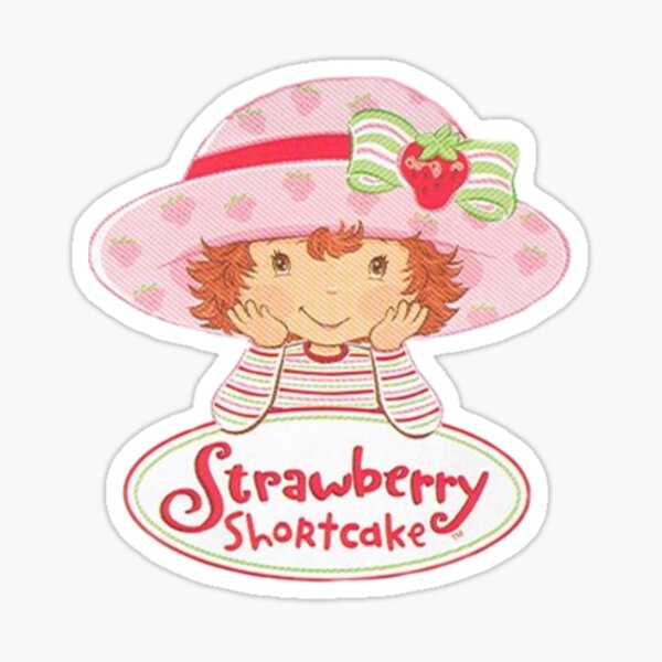 "Strawberry Shortcake" Sticker for Sale by kayleighbukovan | Redbubble