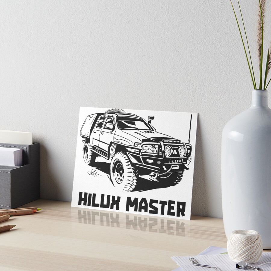 "HILUX toyota master" Poster for Sale by artswip | Redbubble