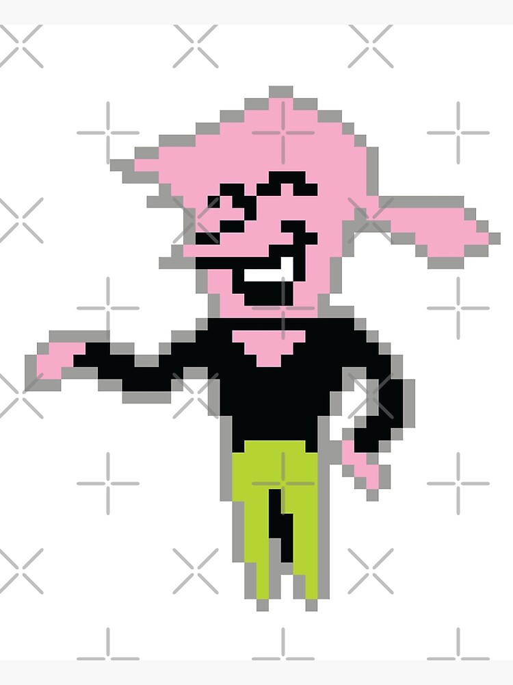 "pink addison deltarune" Poster by spamton-funny | Redbubble