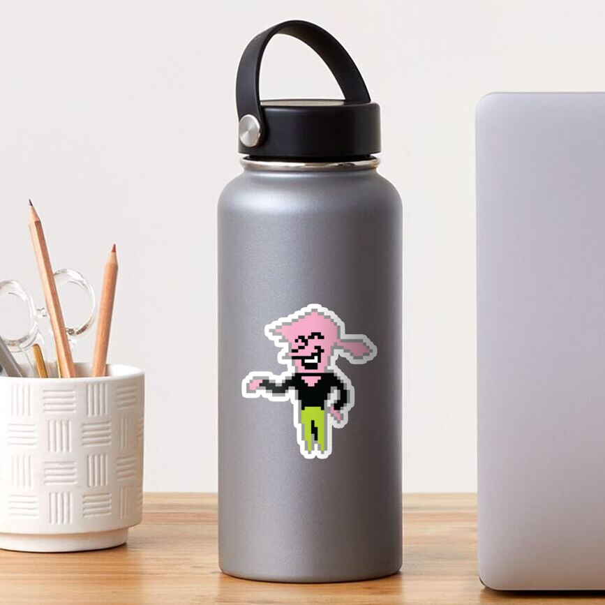 "pink addison deltarune" Sticker for Sale by spamton-funny | Redbubble