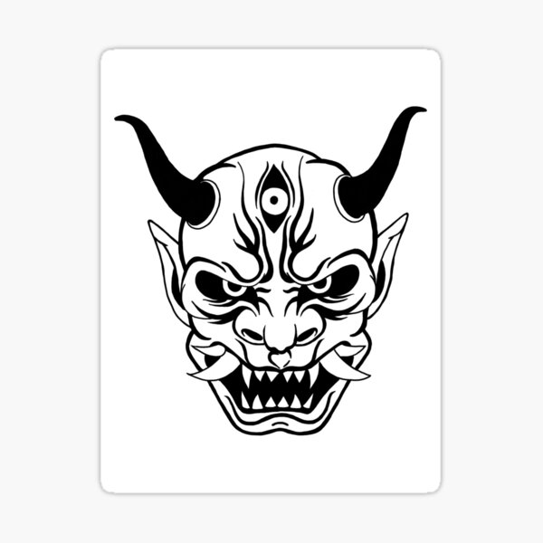 "The Oni - Inspired by DBD game" Sticker for Sale by lavaloes | Redbubble