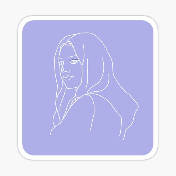 "Jules," Sticker for Sale by Norwie | Redbubble