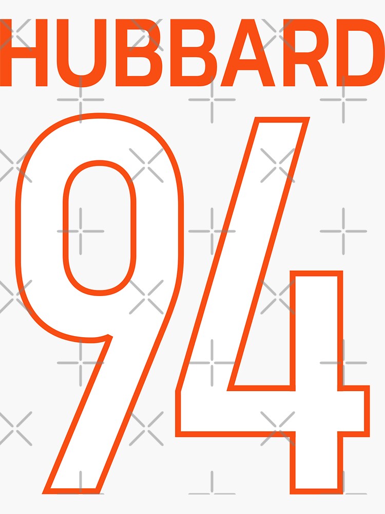 "Sam Hubbard - Cincinnati Bengals Official" Sticker by RKgraphics ...