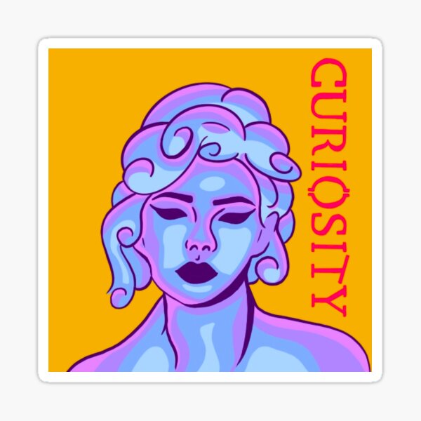 "Woman of Curiosity " Sticker for Sale by Madisonpstutts | Redbubble
