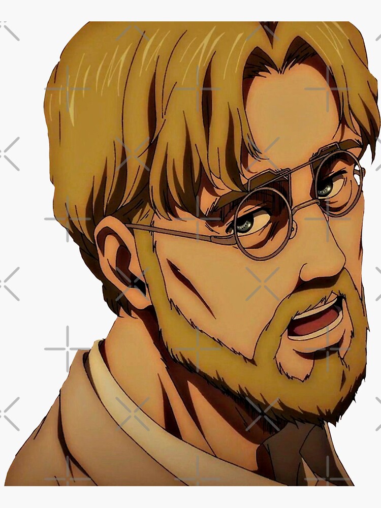 "Zeke yeager glasses" Sticker for Sale by TrendyArtWear | Redbubble