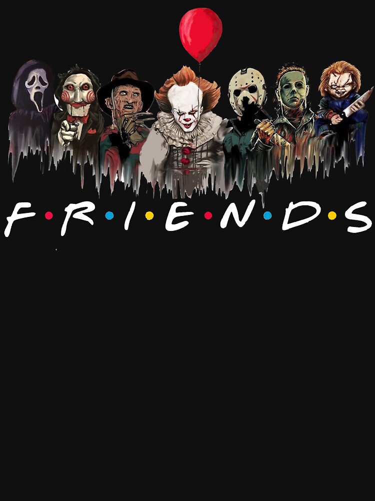 Halloween Horror Movie Killers Scary Friends Shirt Friends