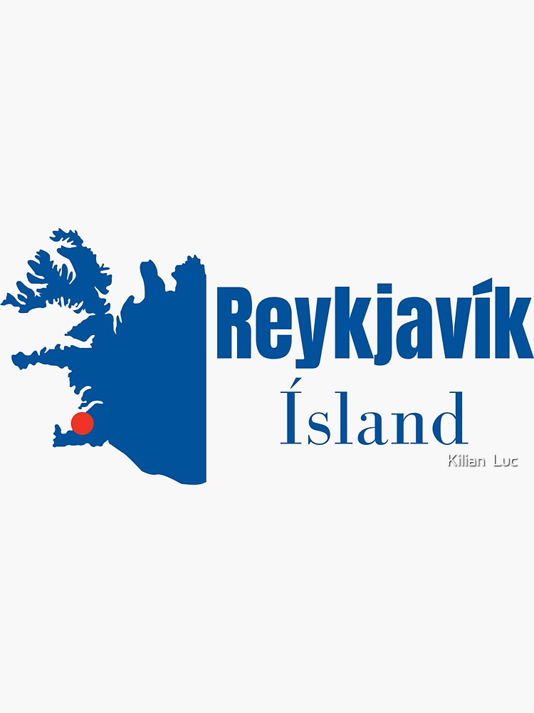 "Reykjavík Iceland | Iceland" Sticker by KilianLuc | Redbubble
