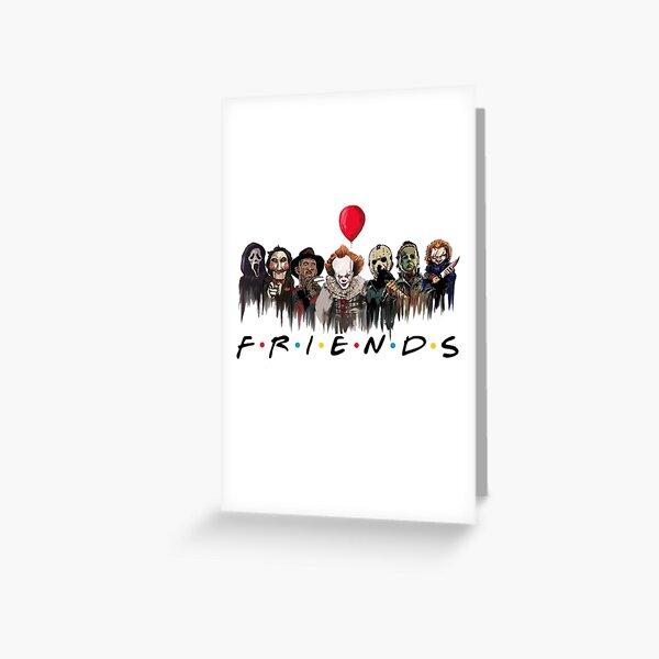 "Scary Friends Shirt - Halloween Horror Movie Killers - Friends ...