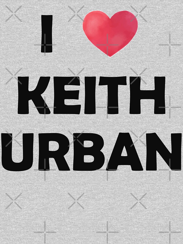 "I Love Keith Urban" Essential T-Shirt for Sale by dev11588 | Redbubble