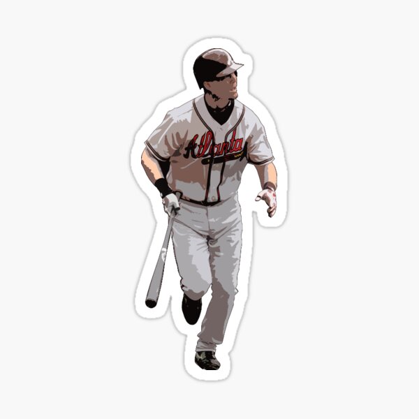"Chipper Jones" Sticker for Sale by Jeandabean9 | Redbubble