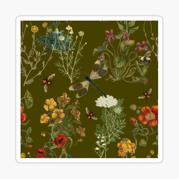 "Buzzing Around" Sticker by wondrousstrange | Redbubble