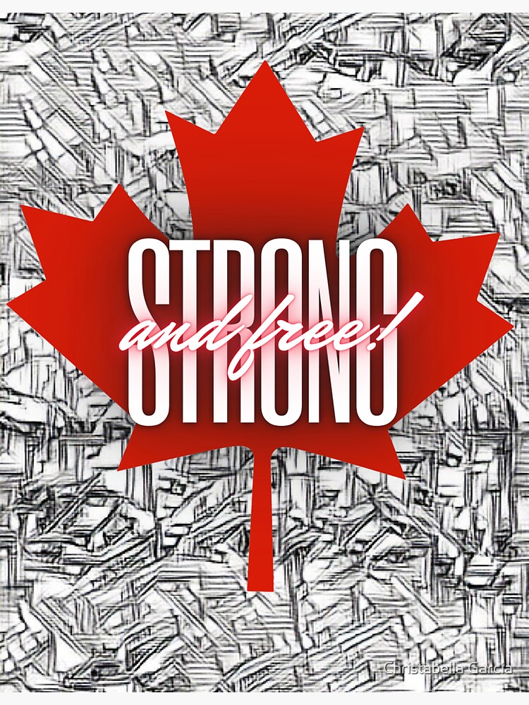"STRONG and Free" Sticker for Sale by WwMStylesStudio | Redbubble