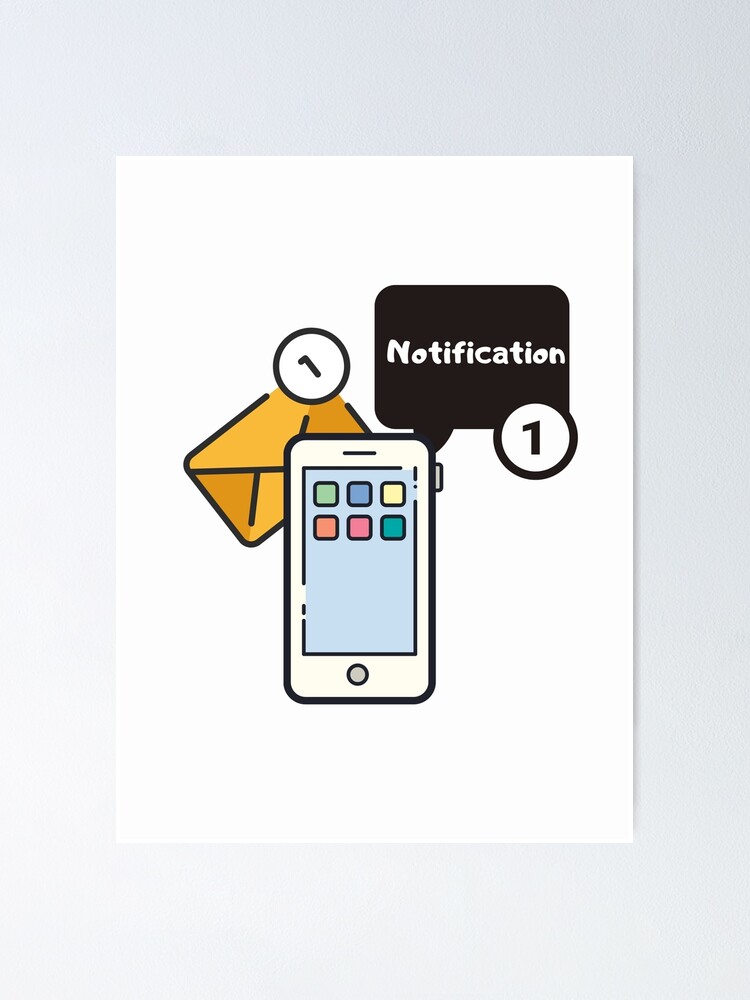 "Notifications nice" Poster for Sale by CompanyGRH | Redbubble