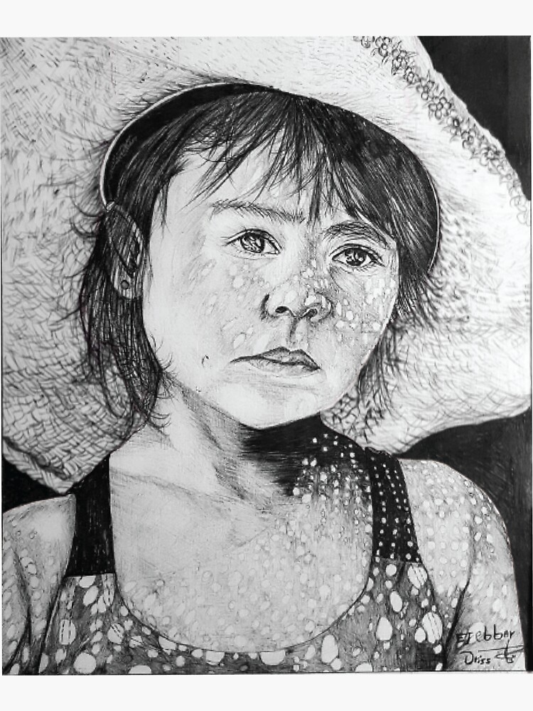 " miserable girl , art drawing" Sticker by TONIRY | Redbubble