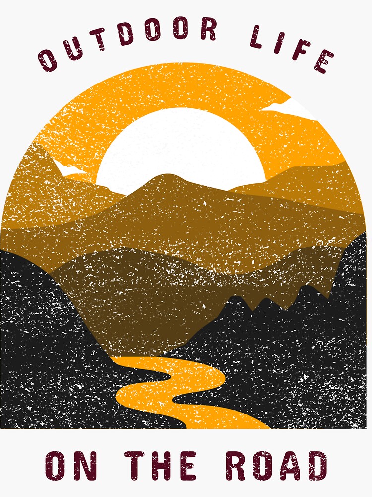 "Van Life logo design" Sticker by EmilienPons | Redbubble