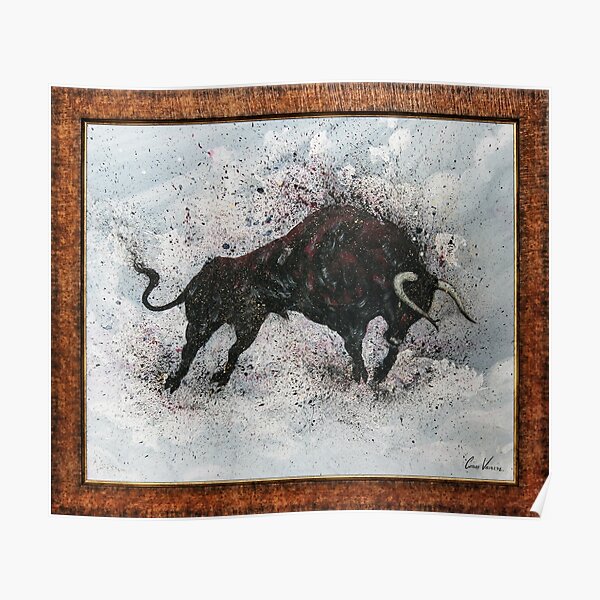 "bull" Poster for Sale by valverde91 | Redbubble