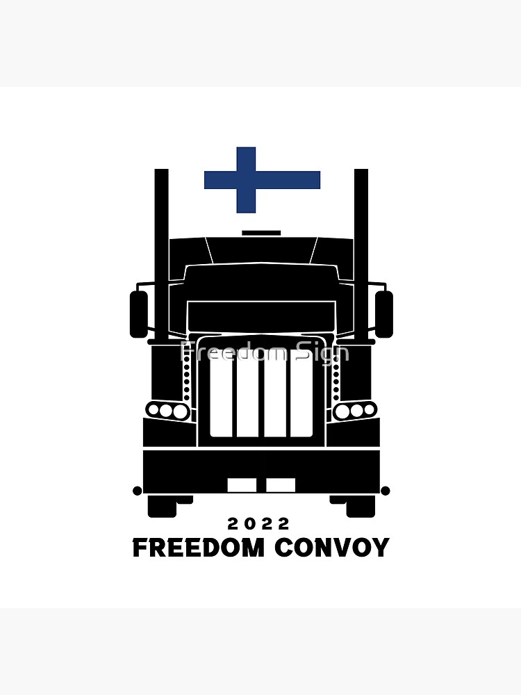 "Finland Freedom Convoy 2022 Logo" Art Print by weAreQ | Redbubble
