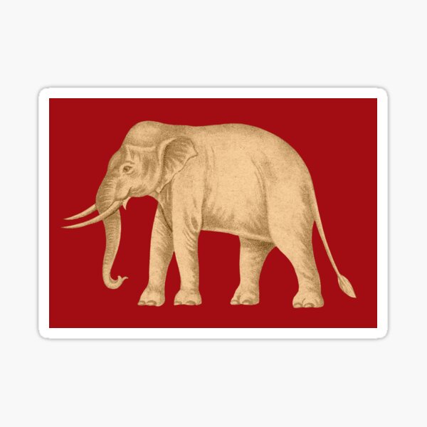 "A White Elephant on the Red Field. -- The Historic Siam King Rama III ...