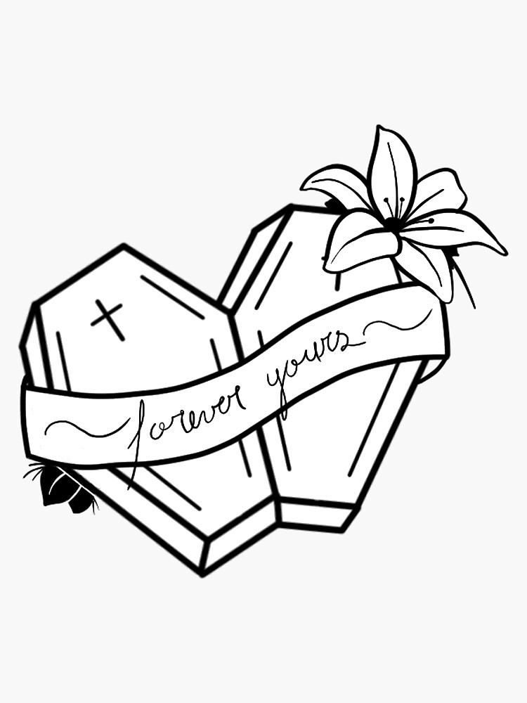 "Forever Yours" Sticker for Sale by GeanineInglat | Redbubble