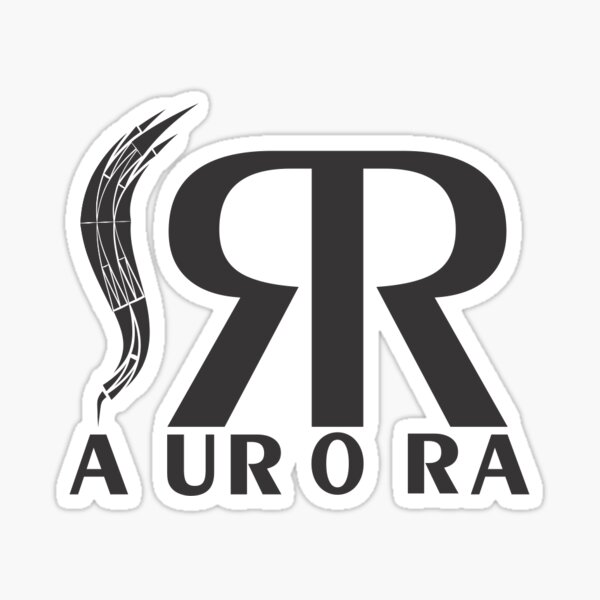 "AURORA" Sticker for Sale by MuhammedNor2000 | Redbubble