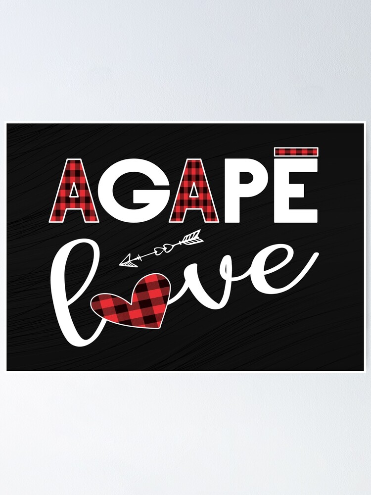 Póster «Amor ágape - Amor desinteresado - Salmo 23 - Cita de Jesús ...