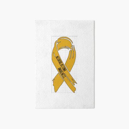 "Neuroblastoma Awareness Ribbon" Art Board Print by tbirdsong | Redbubble