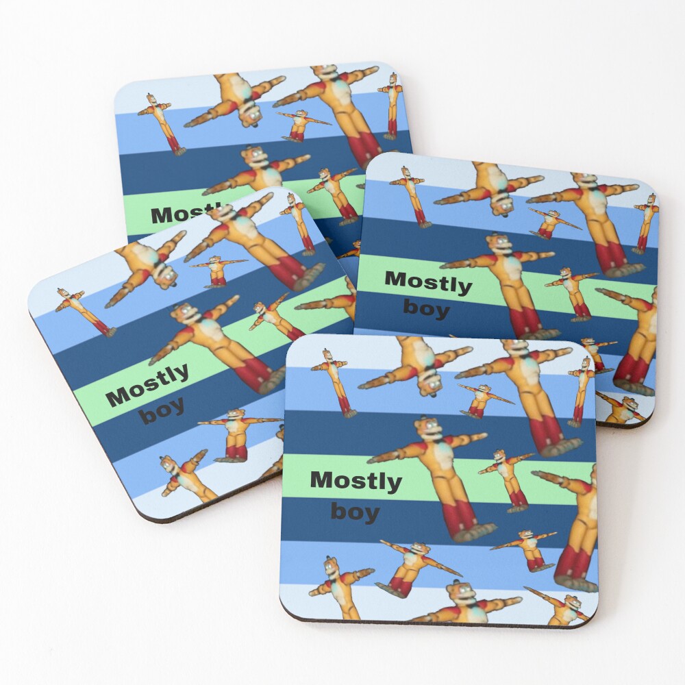 "Glamrock Freddy Fazbear Boyflux Pride Flag Meme" Pin for Sale by ...