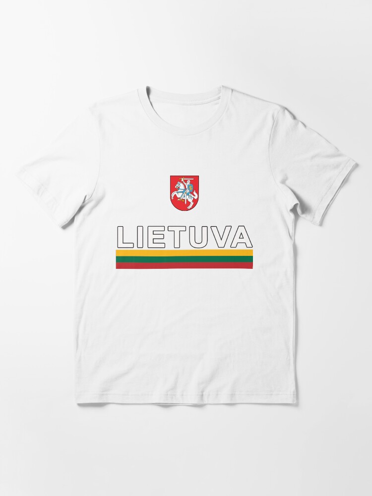 "Lithuanian Lietuva National Soccer Jersey" T-shirt for Sale by ...