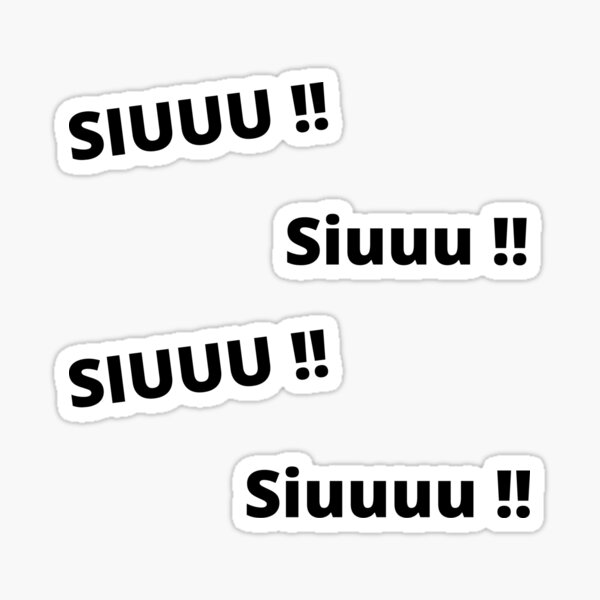 "Siuuu, Cool and Funny Design for Football and Cristiano Lovers ...